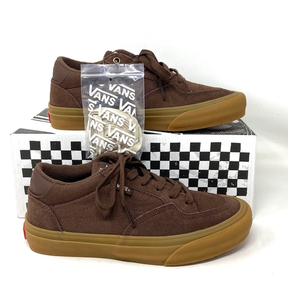 Vans | Shoes | Vans Rowan Potting Soil Gum Skate Shoes Low Brown Suede Casual Women Vna5jic3pa ...